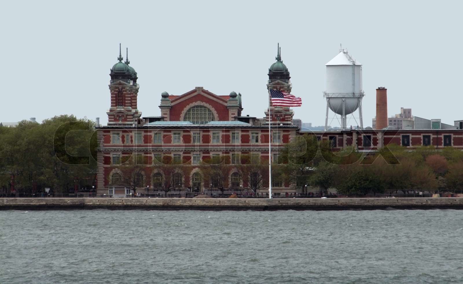 waterside building in New York | Stock image | Colourbox
