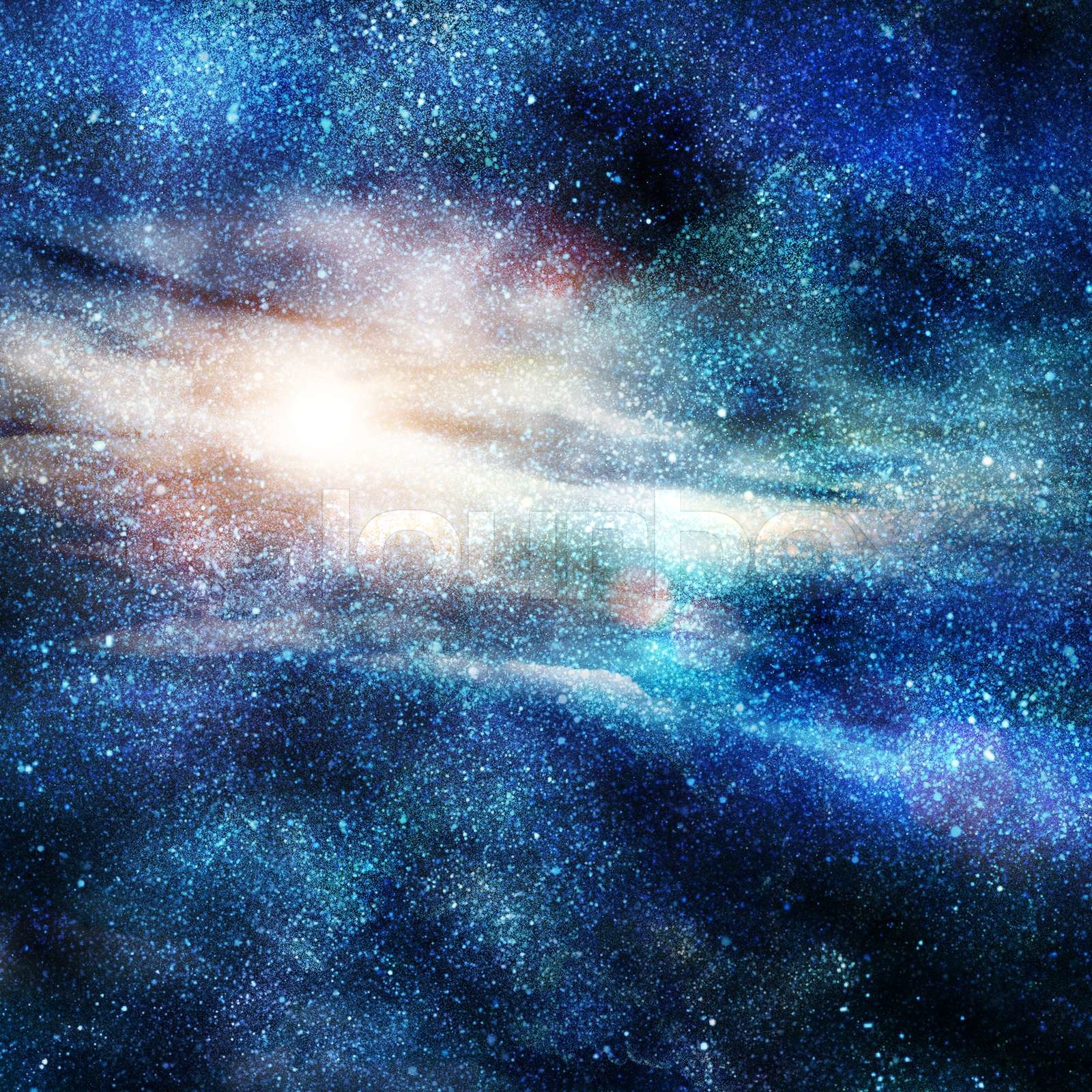 illustration of space with multiple stars | Stock image | Colourbox