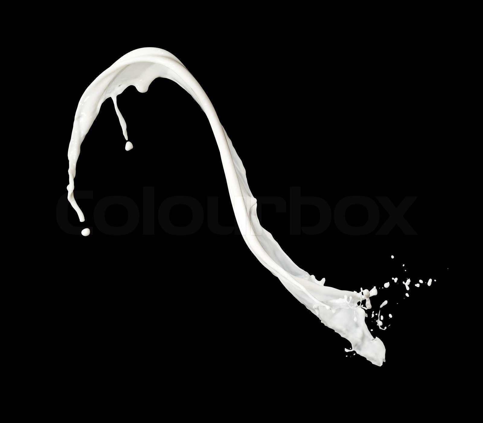 milk splash | Stock image | Colourbox