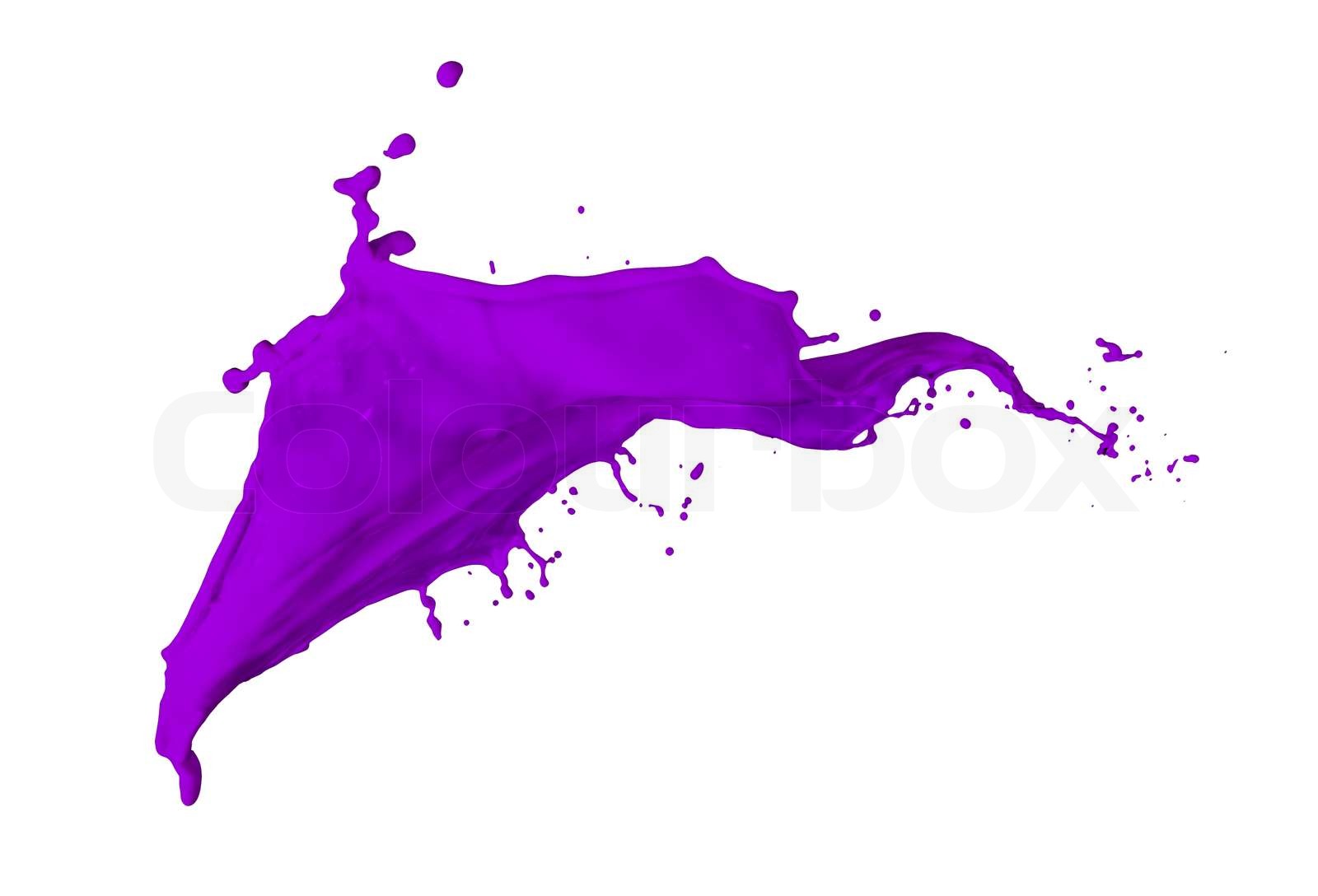 purple paint splash | Stock image | Colourbox