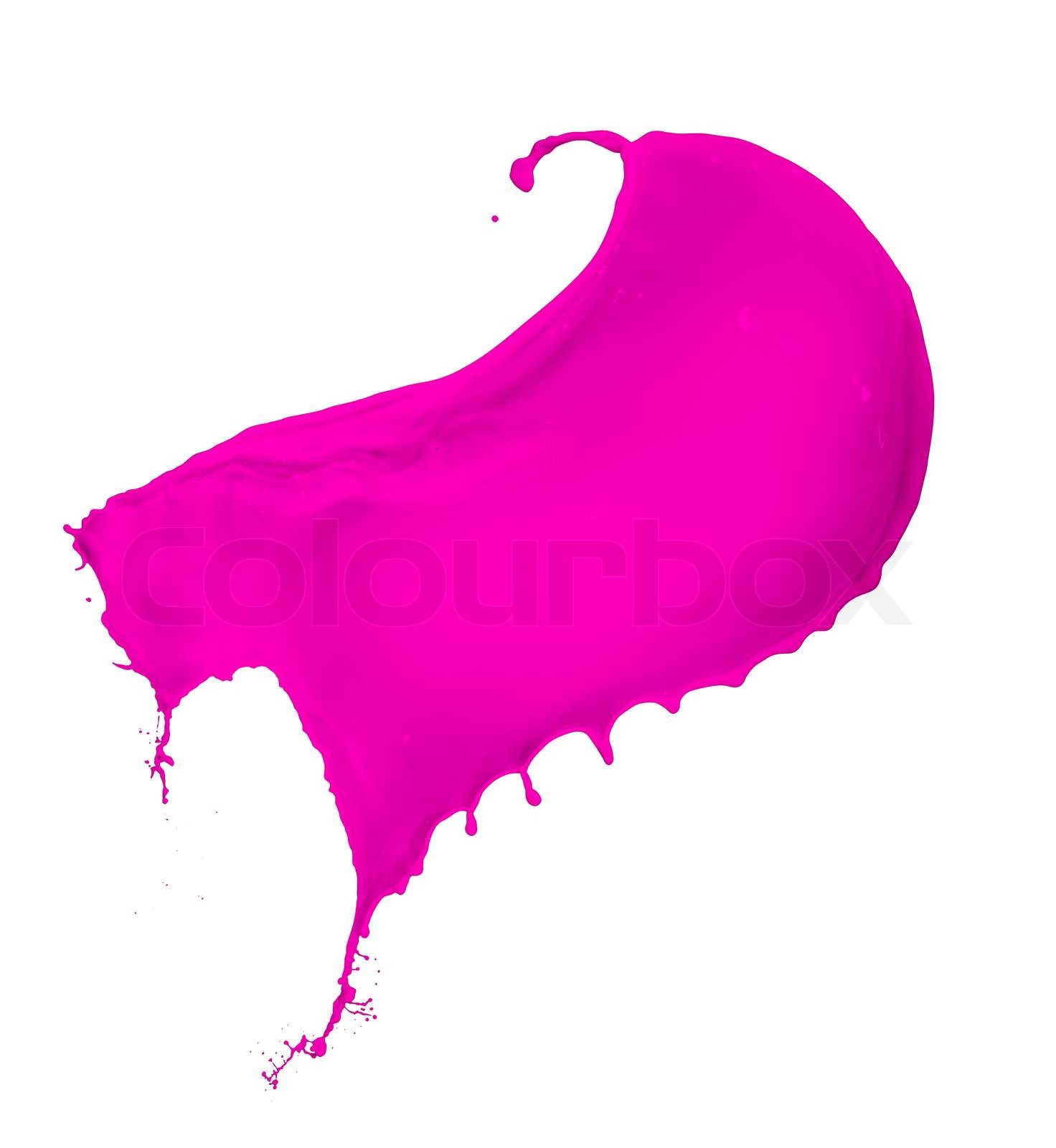 magenta paint splash | Stock image | Colourbox