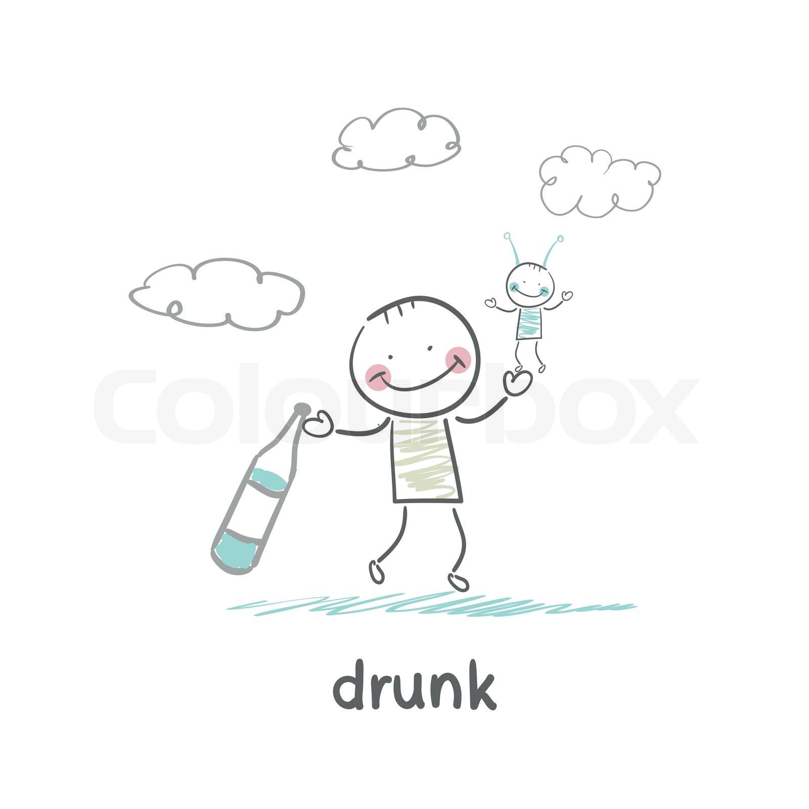 drunk | Stock vector | Colourbox