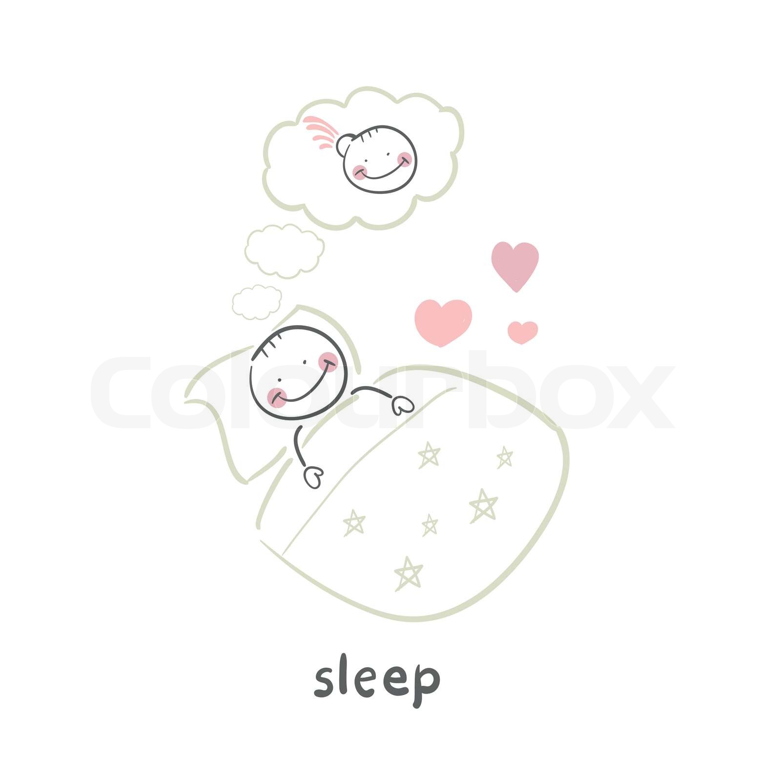 sleep | Stock vector | Colourbox