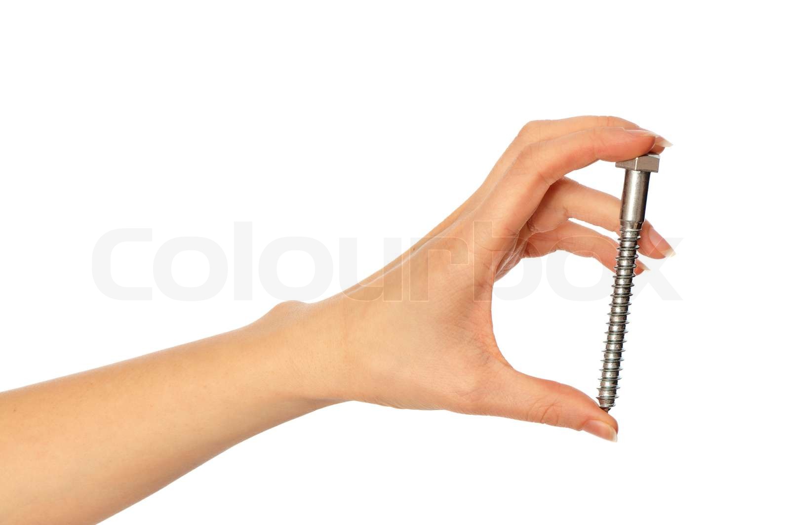 big screw | Stock image | Colourbox