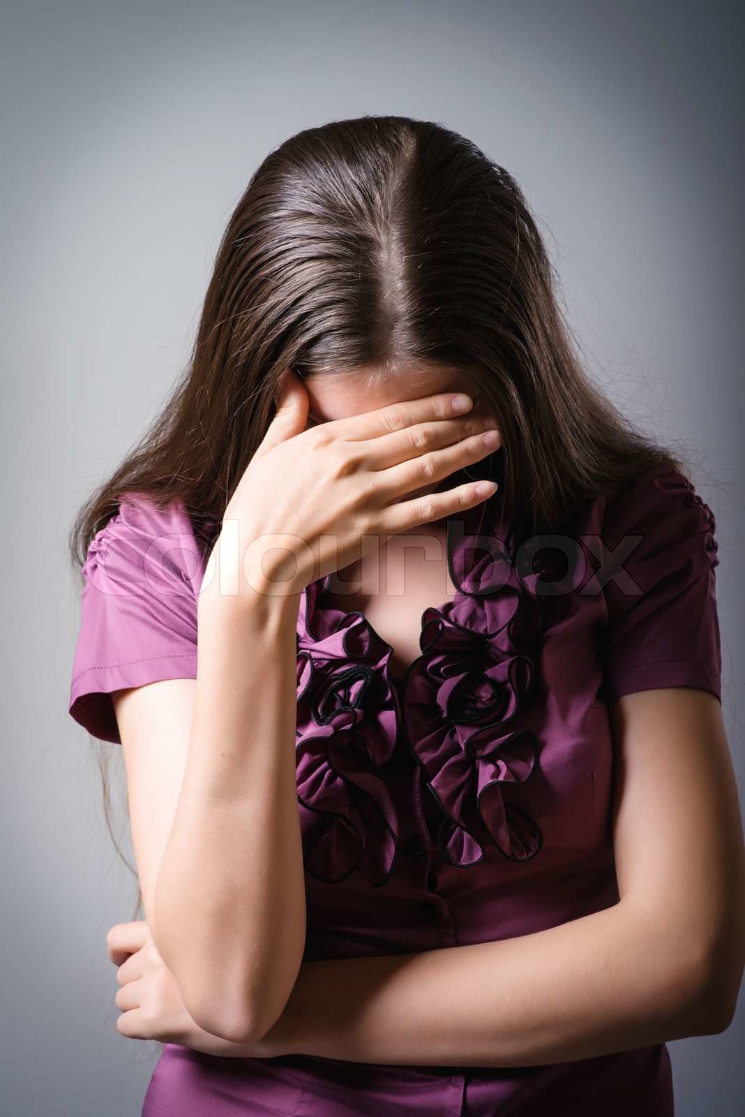 unfortunate girl | Stock image | Colourbox