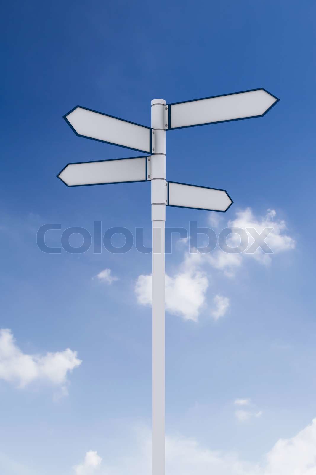 Direction signs | Stock image | Colourbox