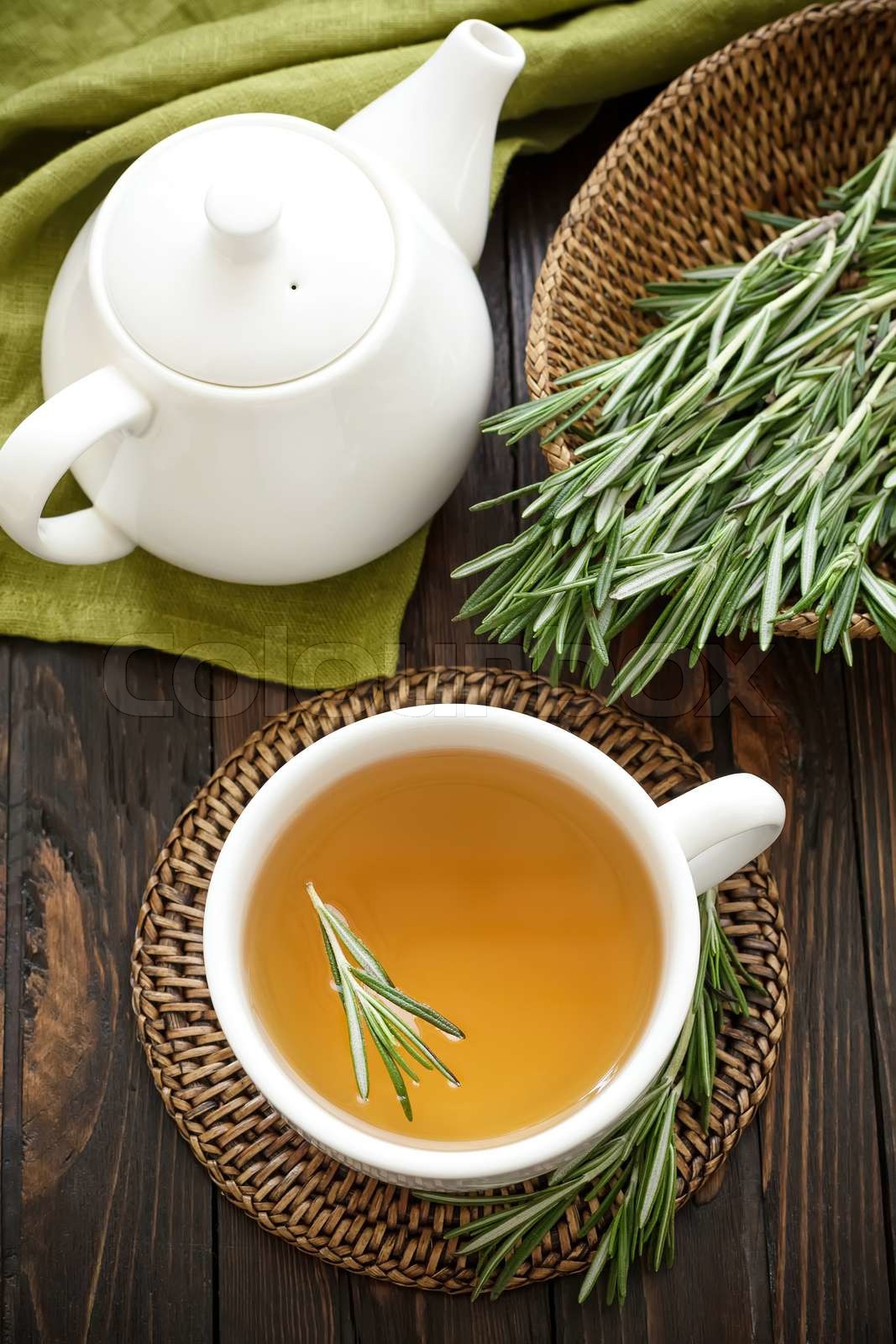 Rosemary tea | Stock image | Colourbox
