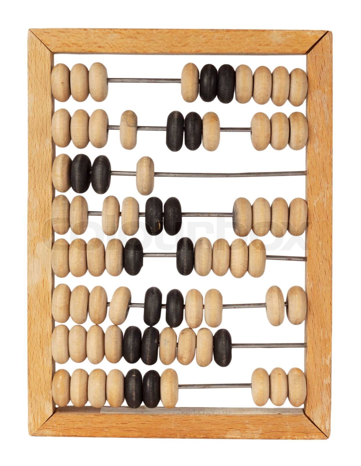 Vintage counting abacus | Stock image | Colourbox