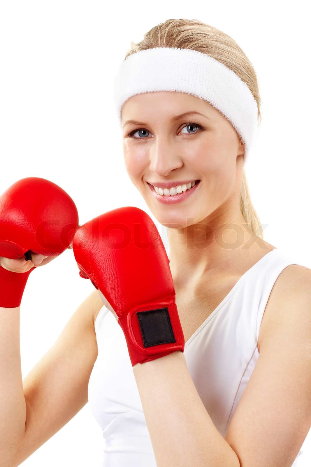 Boxing woman | Stock image | Colourbox