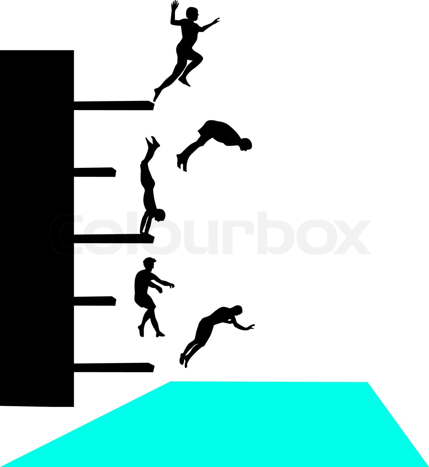 jump1 | Stock vector | Colourbox