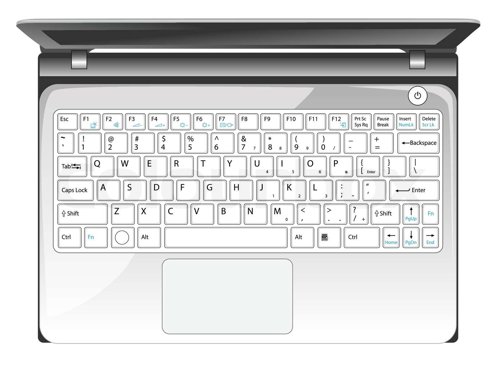 laptop vektor | Stock vektor | Colourbox