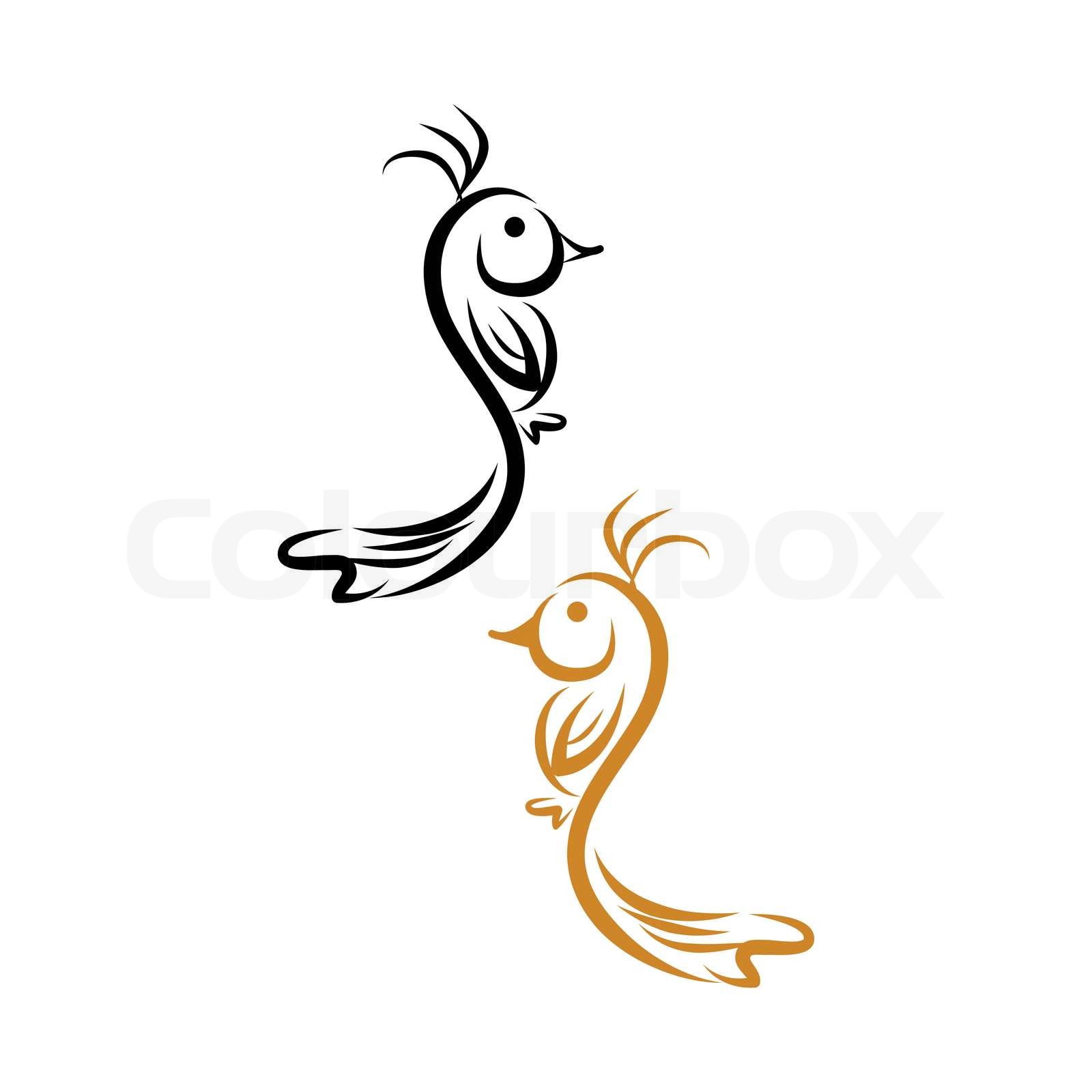 Vogel Symbol | Stock-Vektor | Colourbox