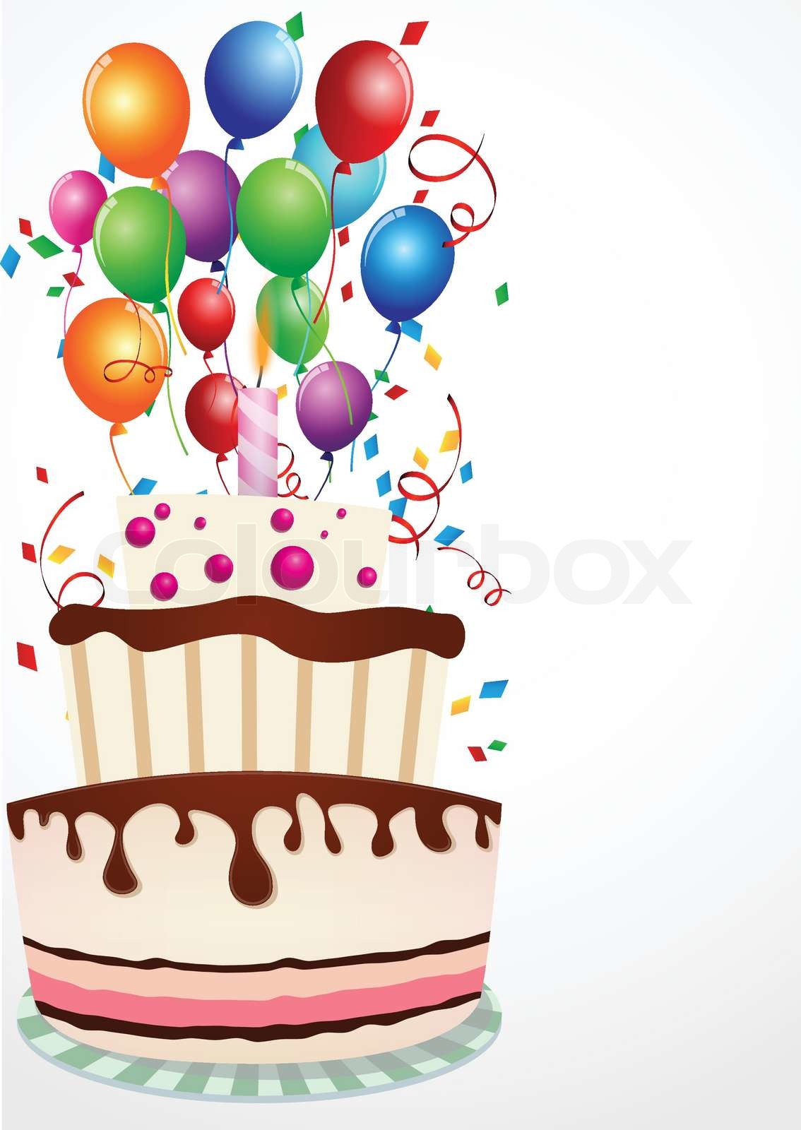 Birthday Cake | Stock vector | Colourbox