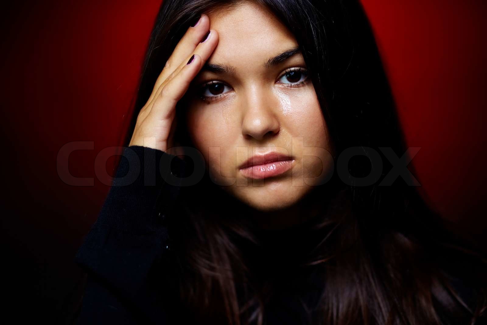 Sullen teenager | Stock image | Colourbox