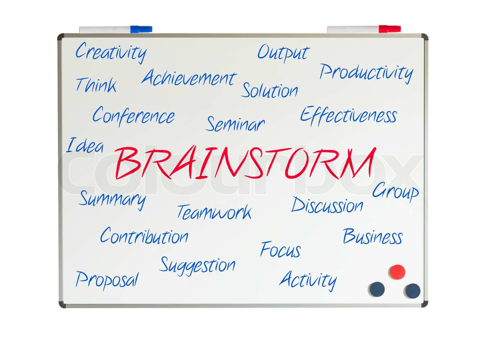 Brainstorm word cloud | Stock image | Colourbox