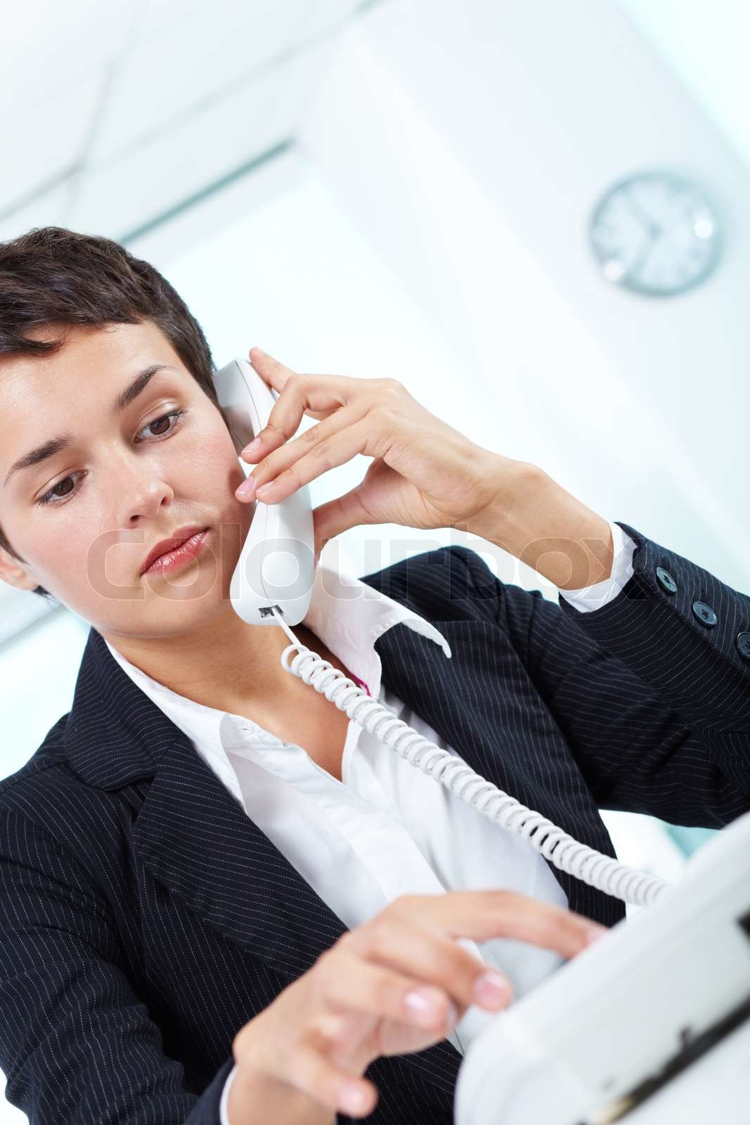 Phoning | Stock image | Colourbox