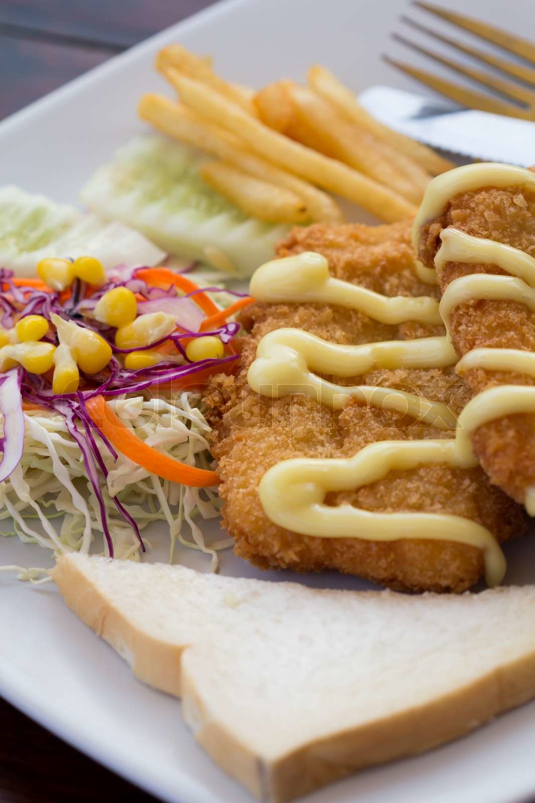 Fish steak | Stock image | Colourbox