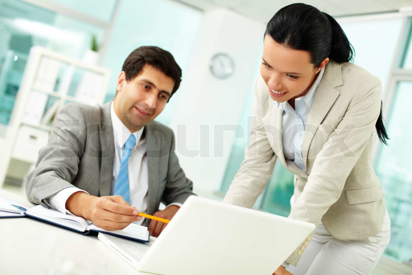 Computer work | Stock image | Colourbox