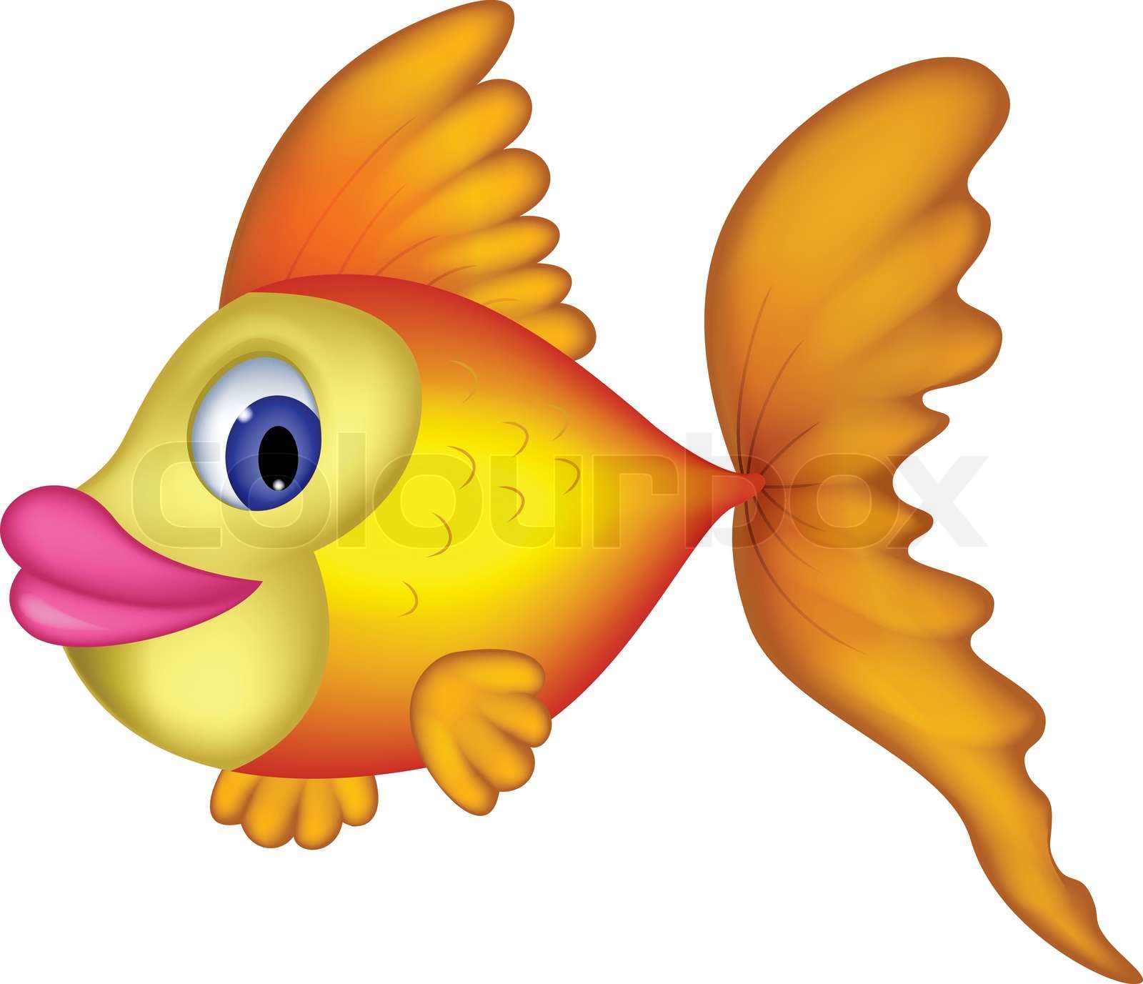 Yellow Fish Clip Art