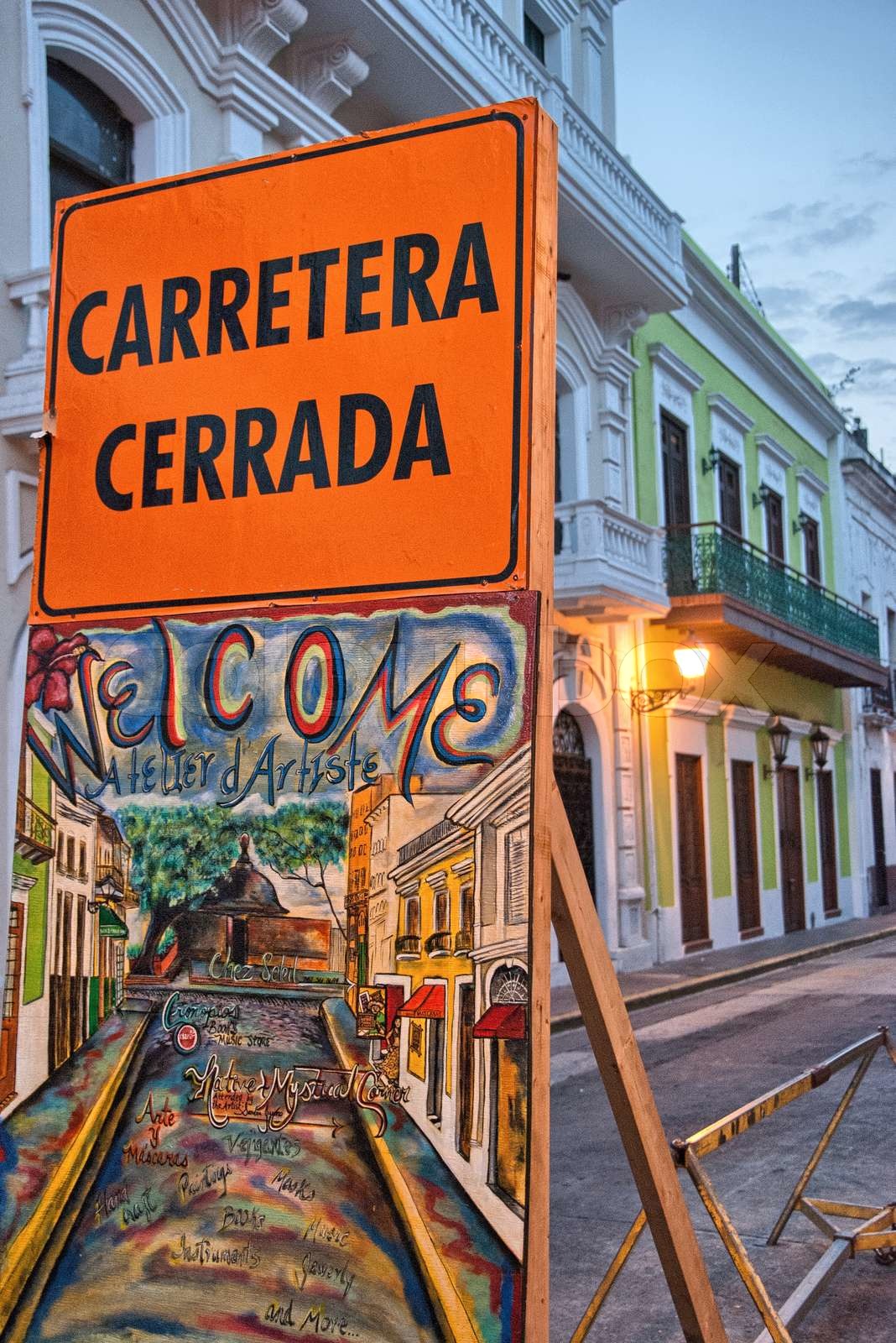 Typical streets of San Juan in Puerto Rico | Stock image | Colourbox