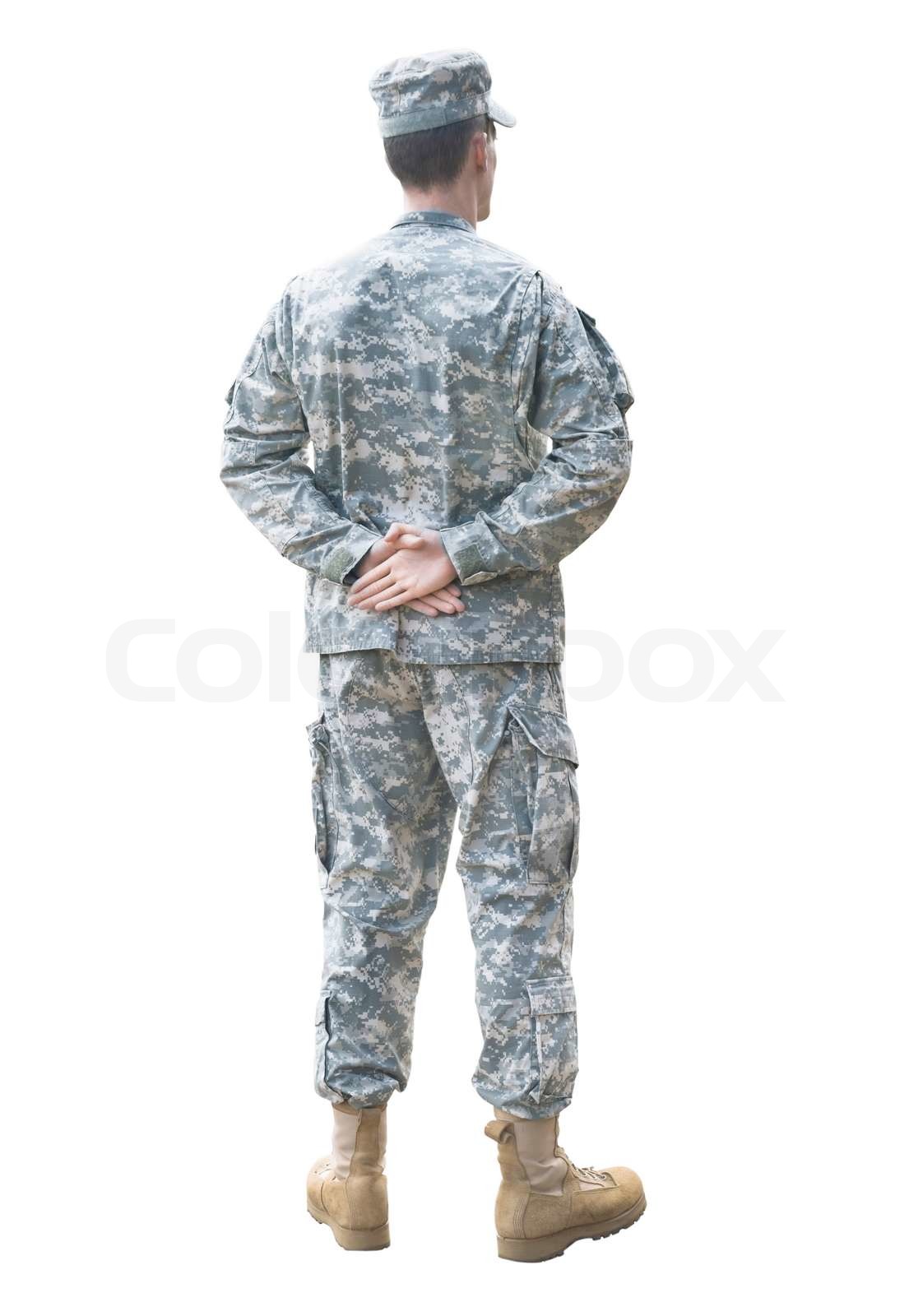Parade rest position | Stock image | Colourbox