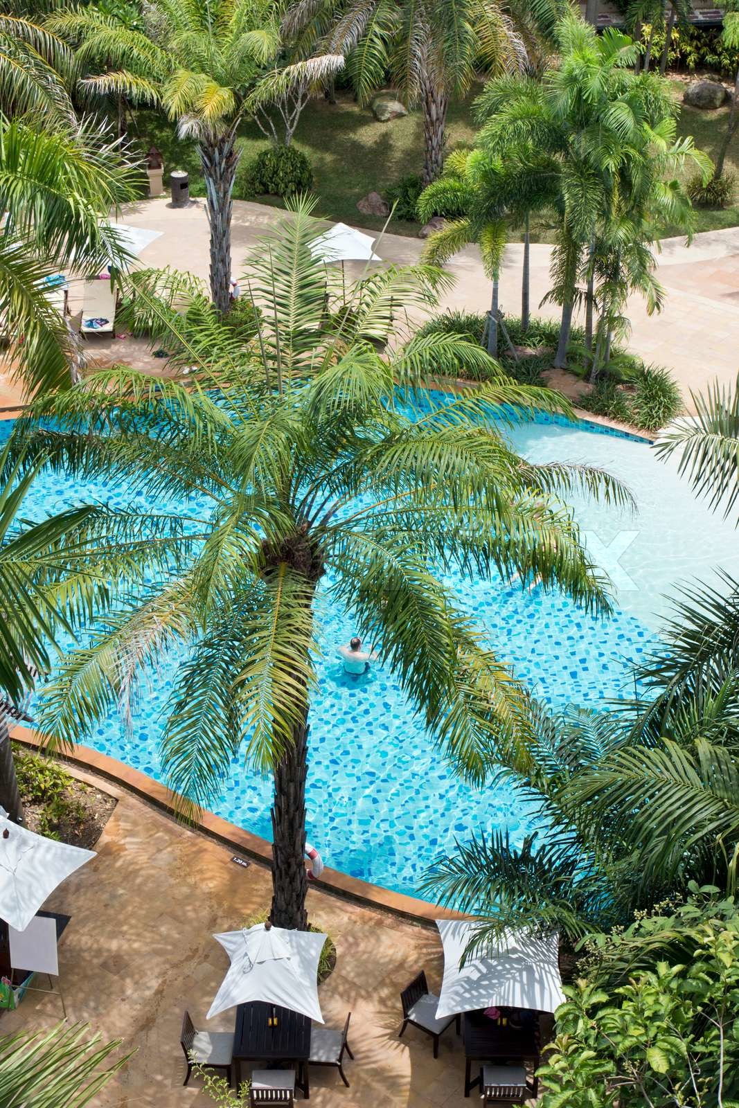 swimming pool in beach resorts | Stock image | Colourbox