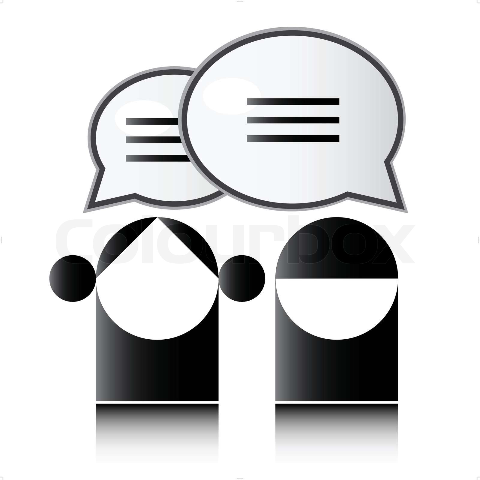 Dialog | Stock-Vektor | Colourbox