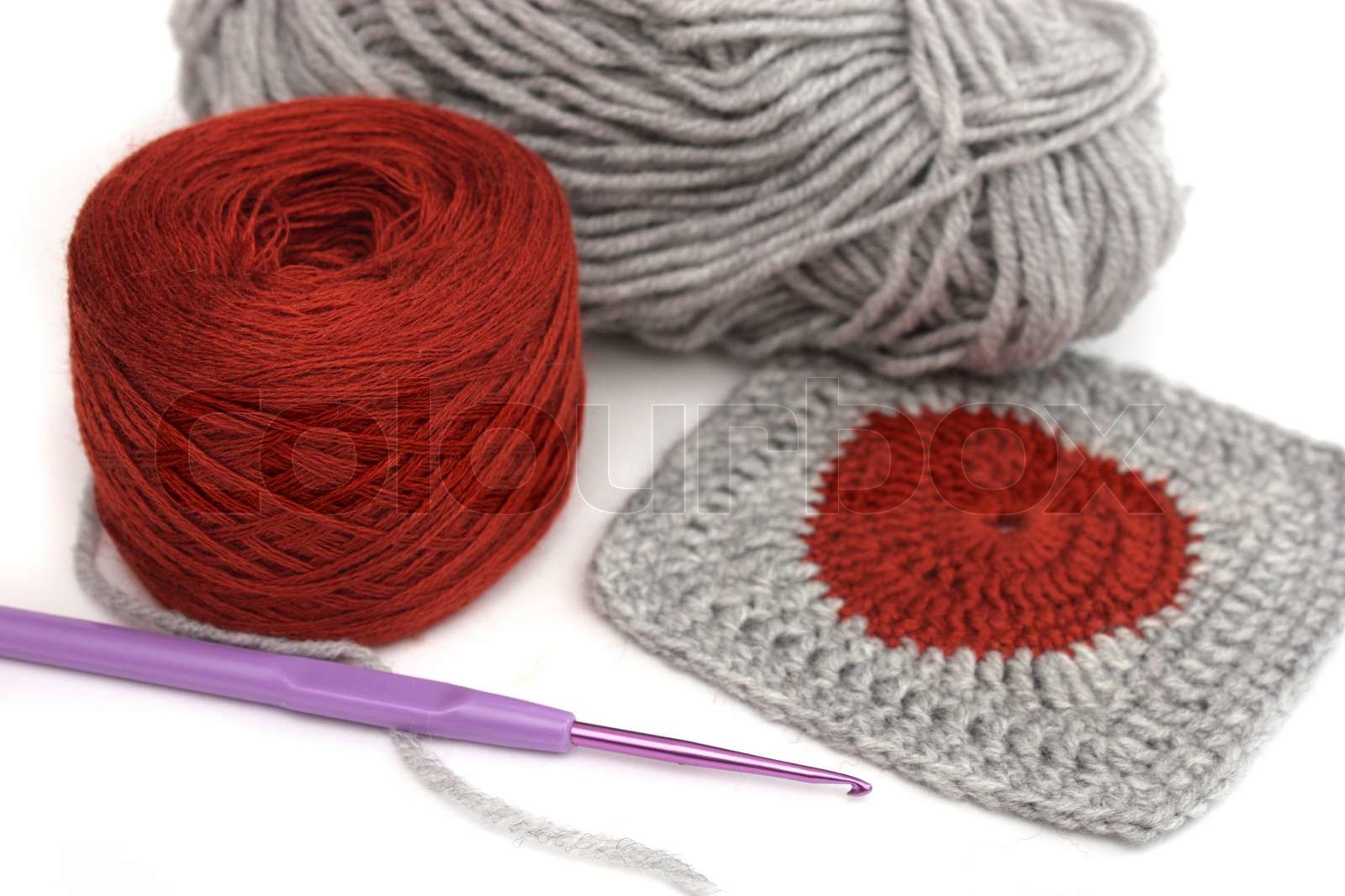 Crocheting | Stock image | Colourbox