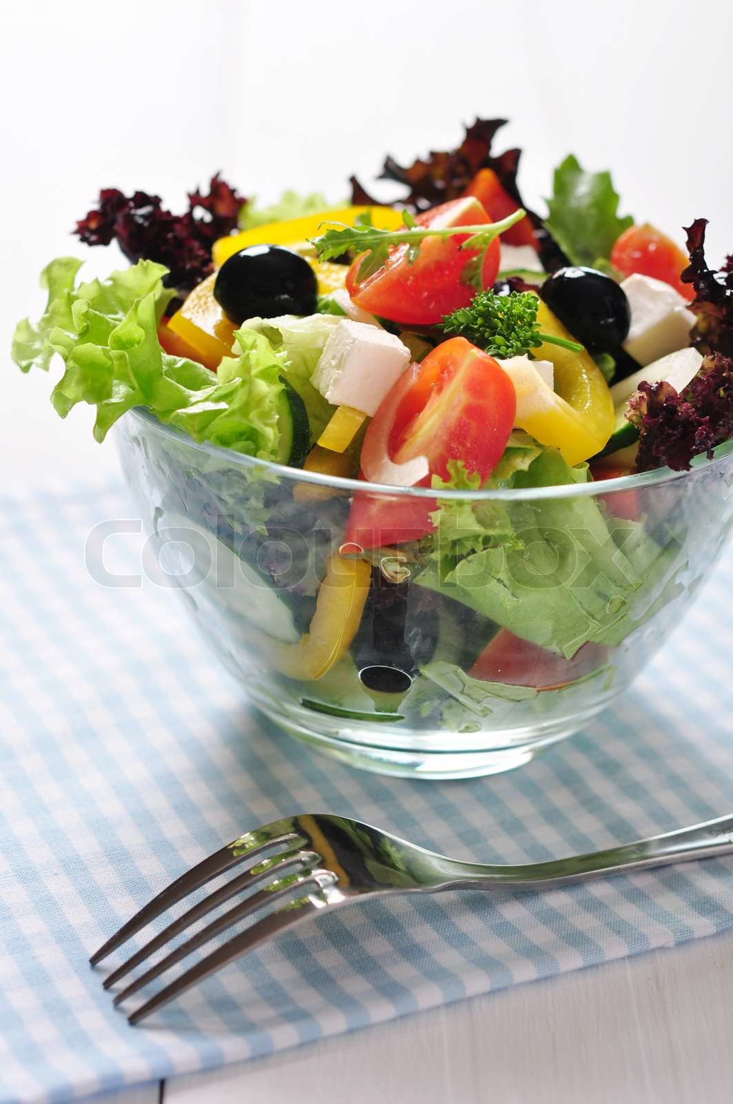 græsk salat | Stock foto | Colourbox