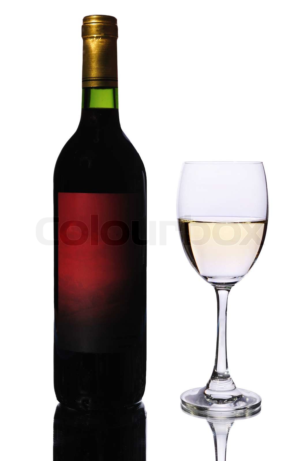 Weinglas | Stock Bild | Colourbox