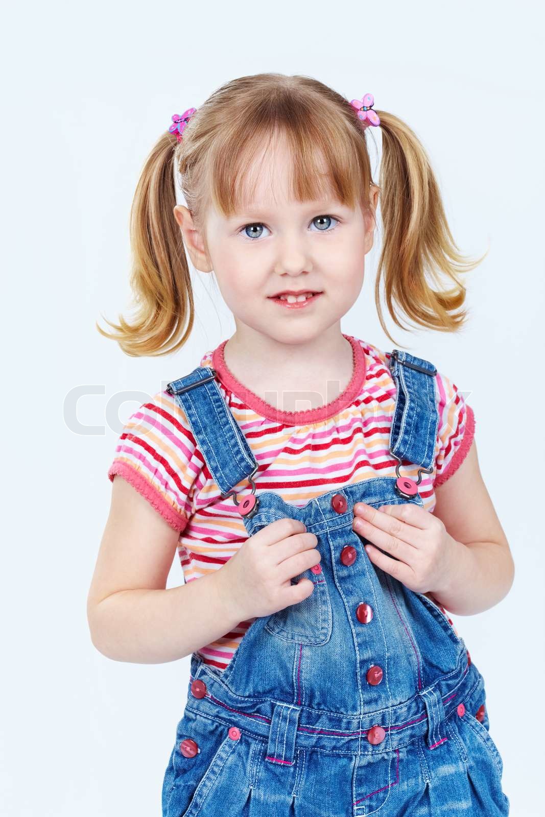 Denim cutie | Stock image | Colourbox