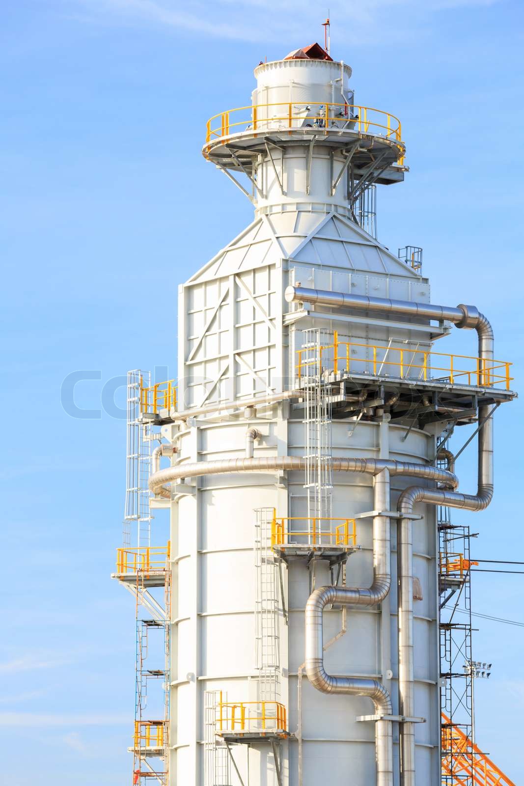 Industrial Tube factory | Stock image | Colourbox