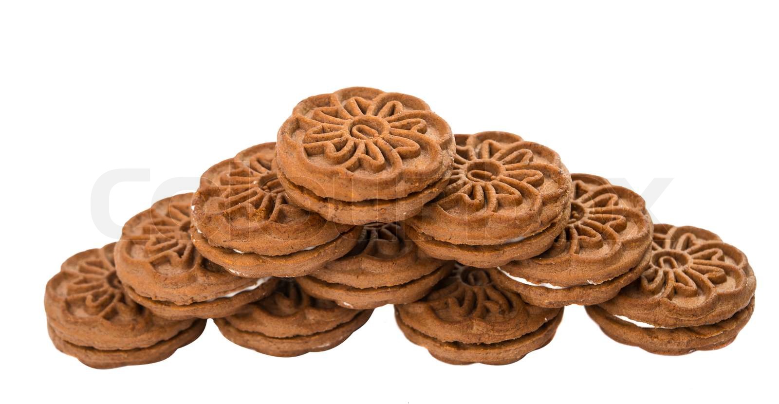 Sandwich Kekse | Stock Bild | Colourbox