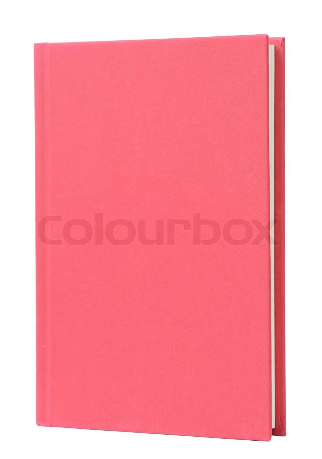 Red book standing isolated on white with clipping path | Stock image ...