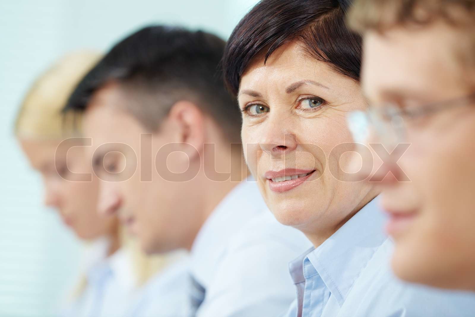 Happy leader | Stock image | Colourbox