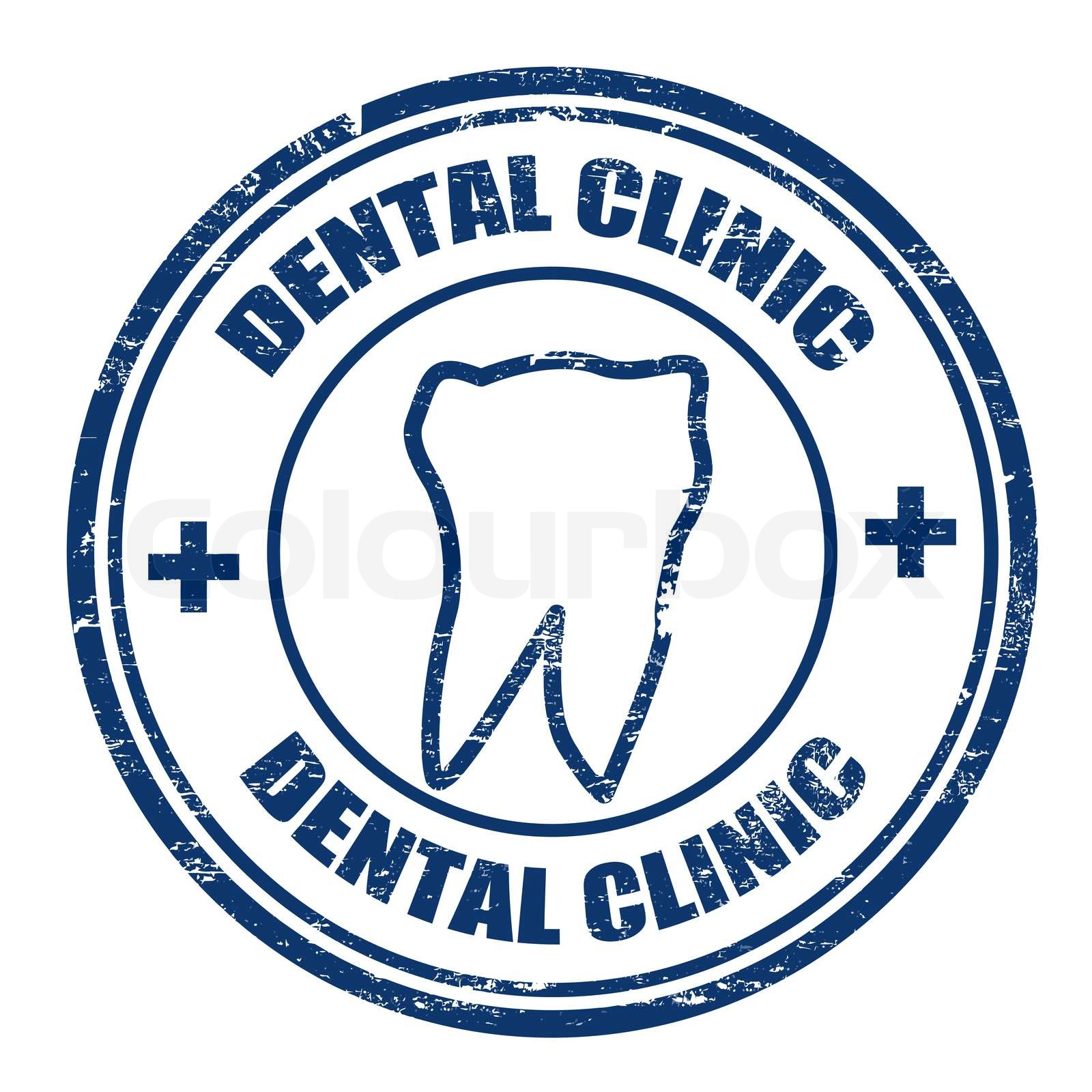 Dental clinic stamp | Stock vector | Colourbox