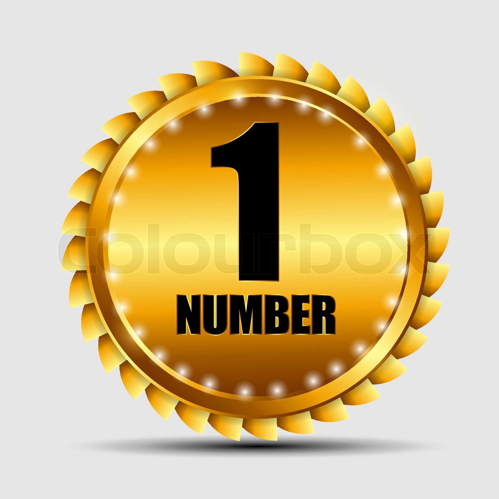 Vector gold Zeichen , Etikettenvorlage | Stock-Vektor | Colourbox