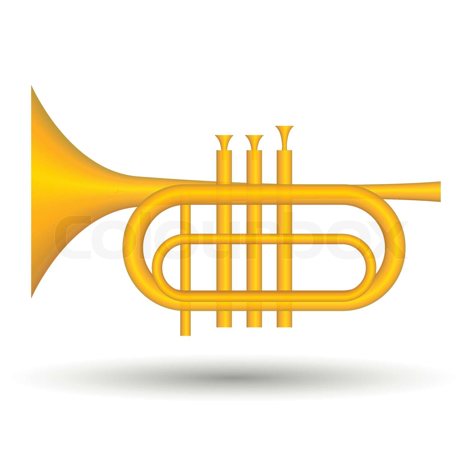 Trumpet icon | Stock vector | Colourbox