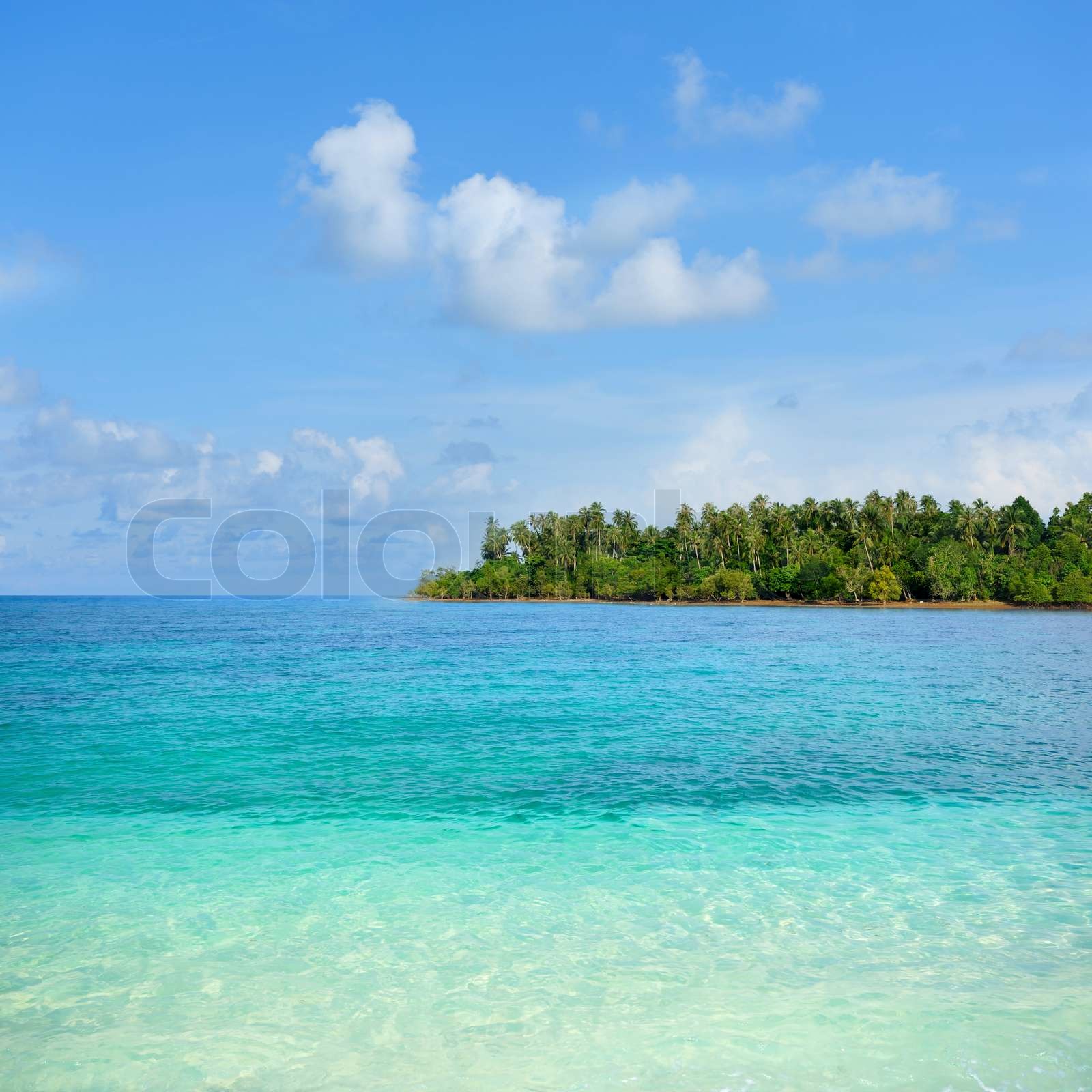 flot hav og himmel | Stock foto | Colourbox