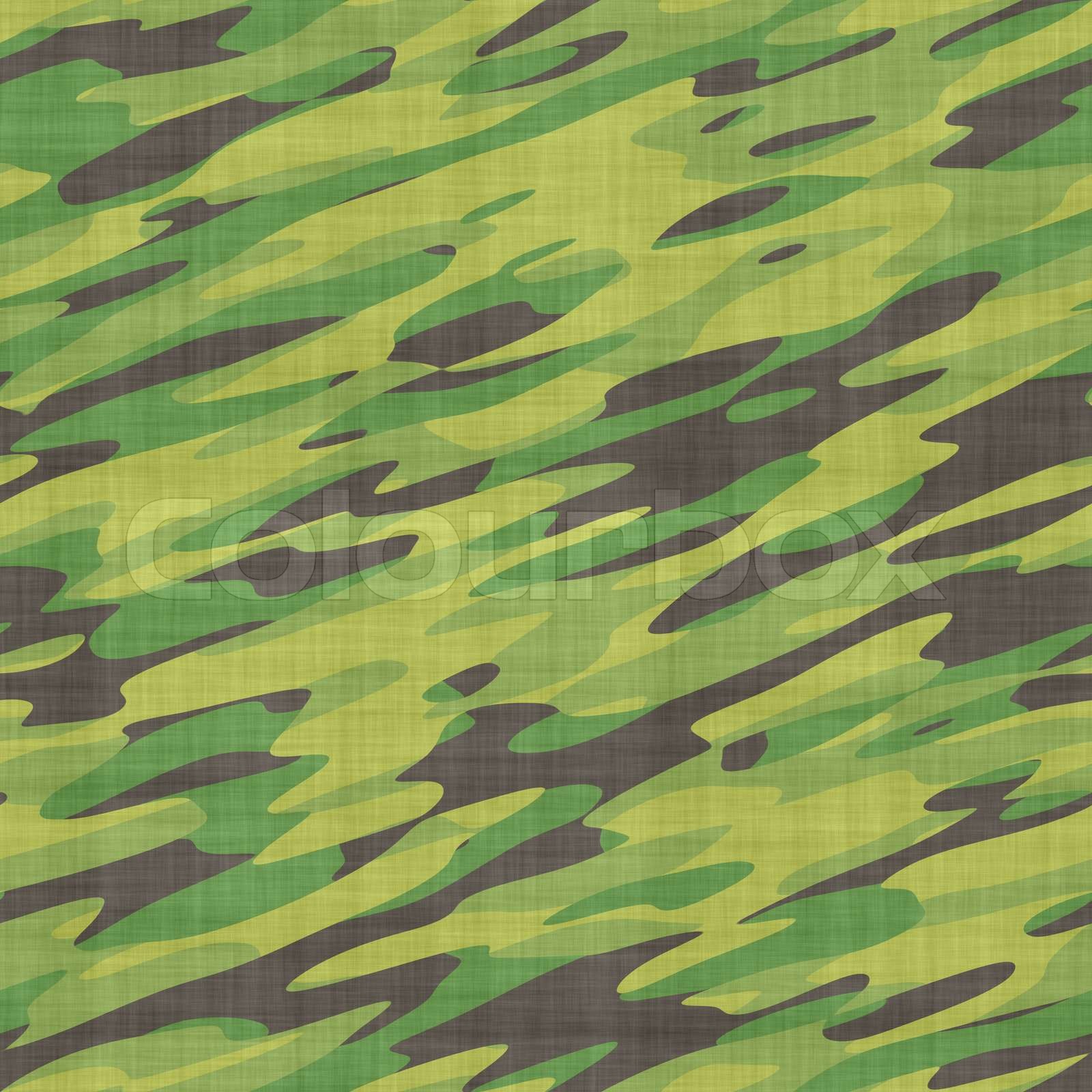 nahtlose Camouflage-Muster auf Stoff | Stock Bild | Colourbox