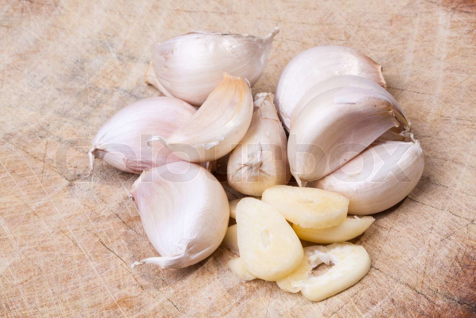 Garlics slice | Stock image | Colourbox