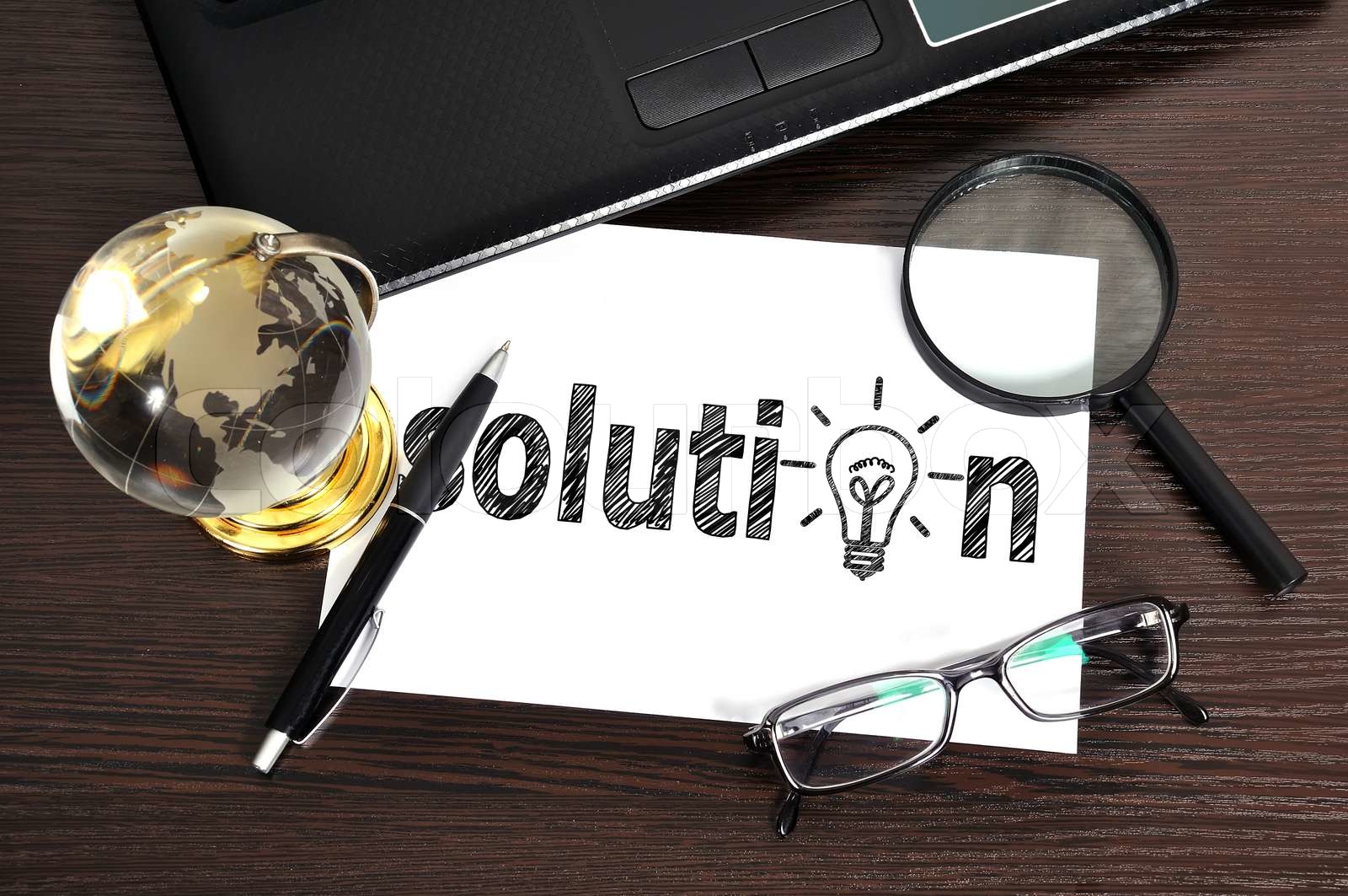 drawing solution | Stock image | Colourbox