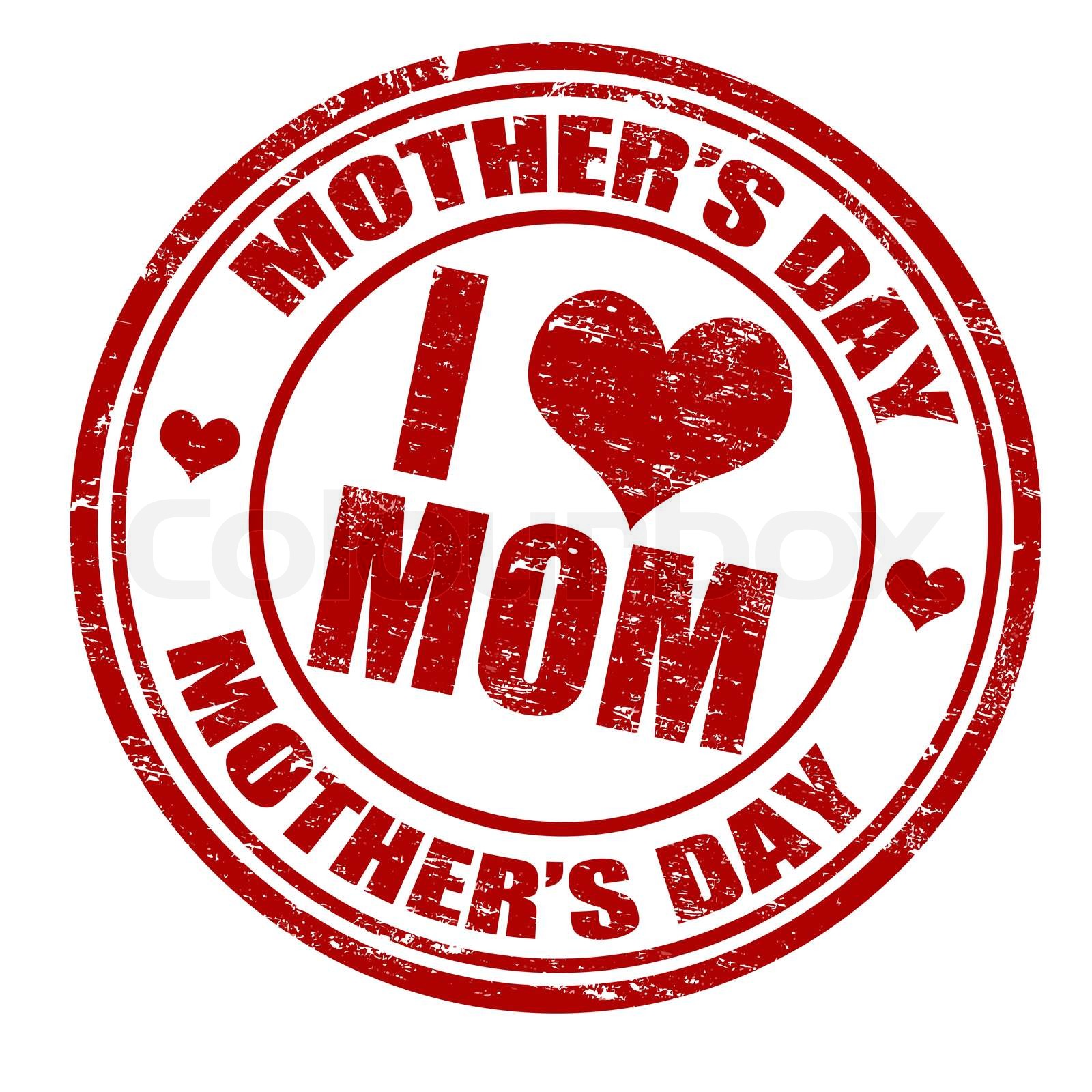 Mors dag stempel | Stock vektor | Colourbox