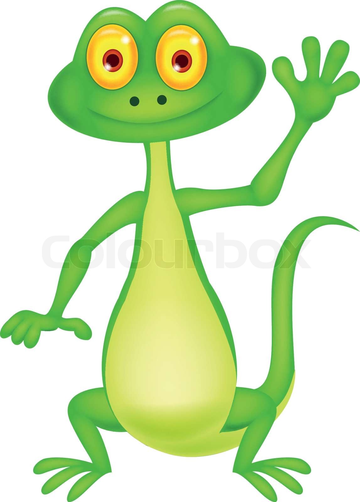 Green Lizard Clip Art