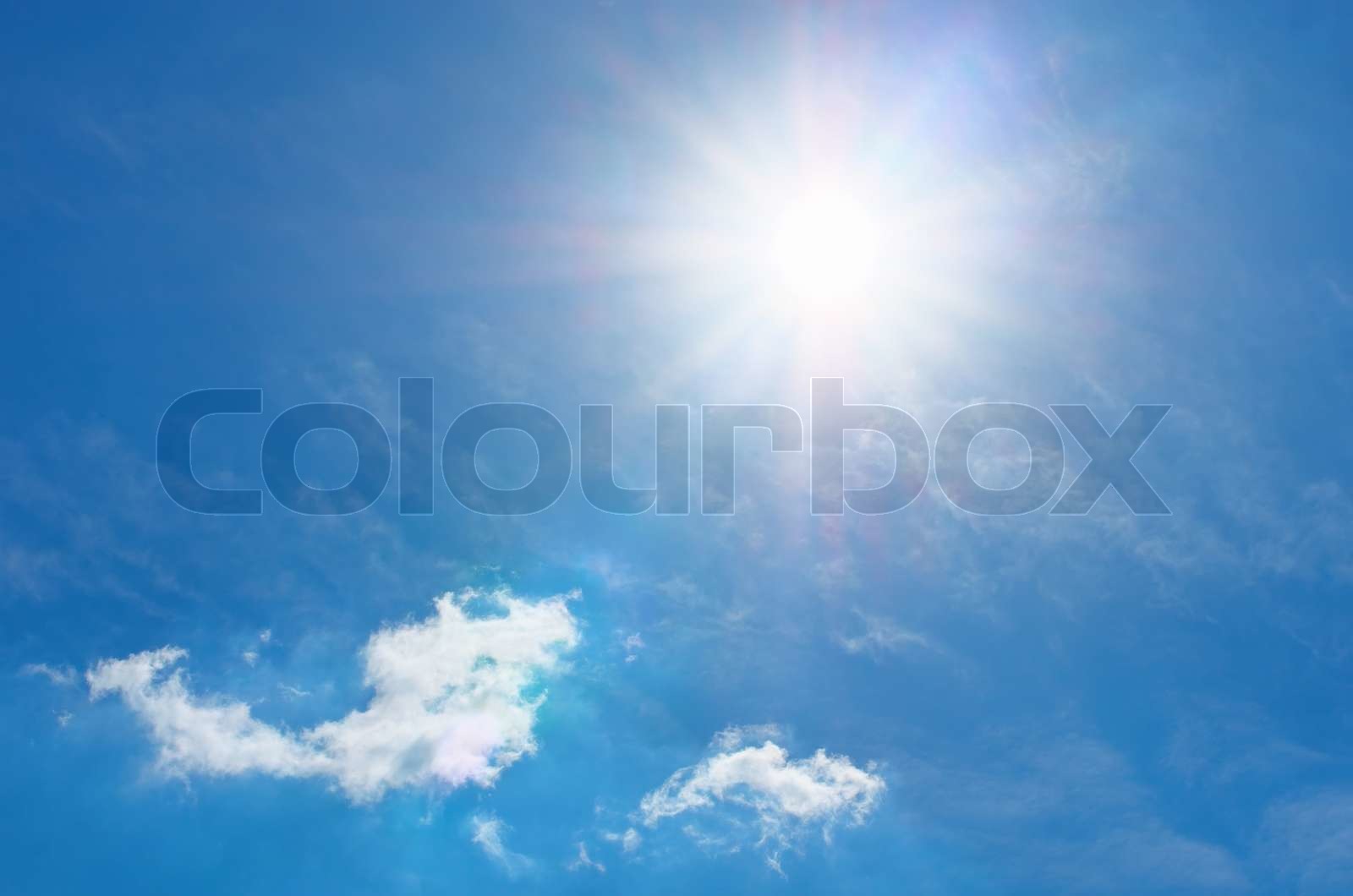 Deep blue sky | Stock image | Colourbox