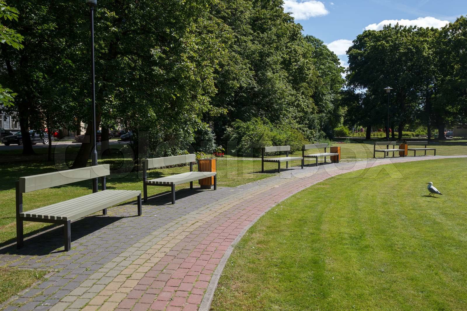 town park | Stock image | Colourbox