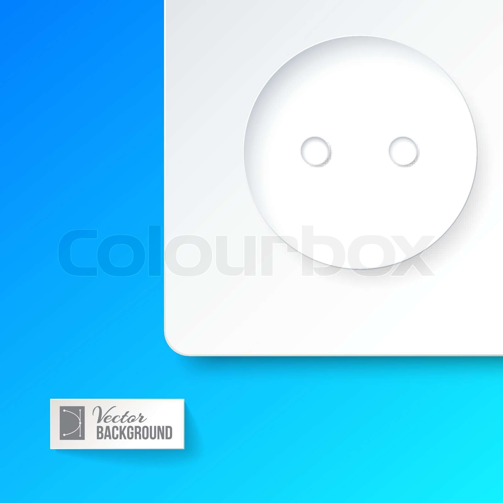 Outlet closeup | Stock vector | Colourbox