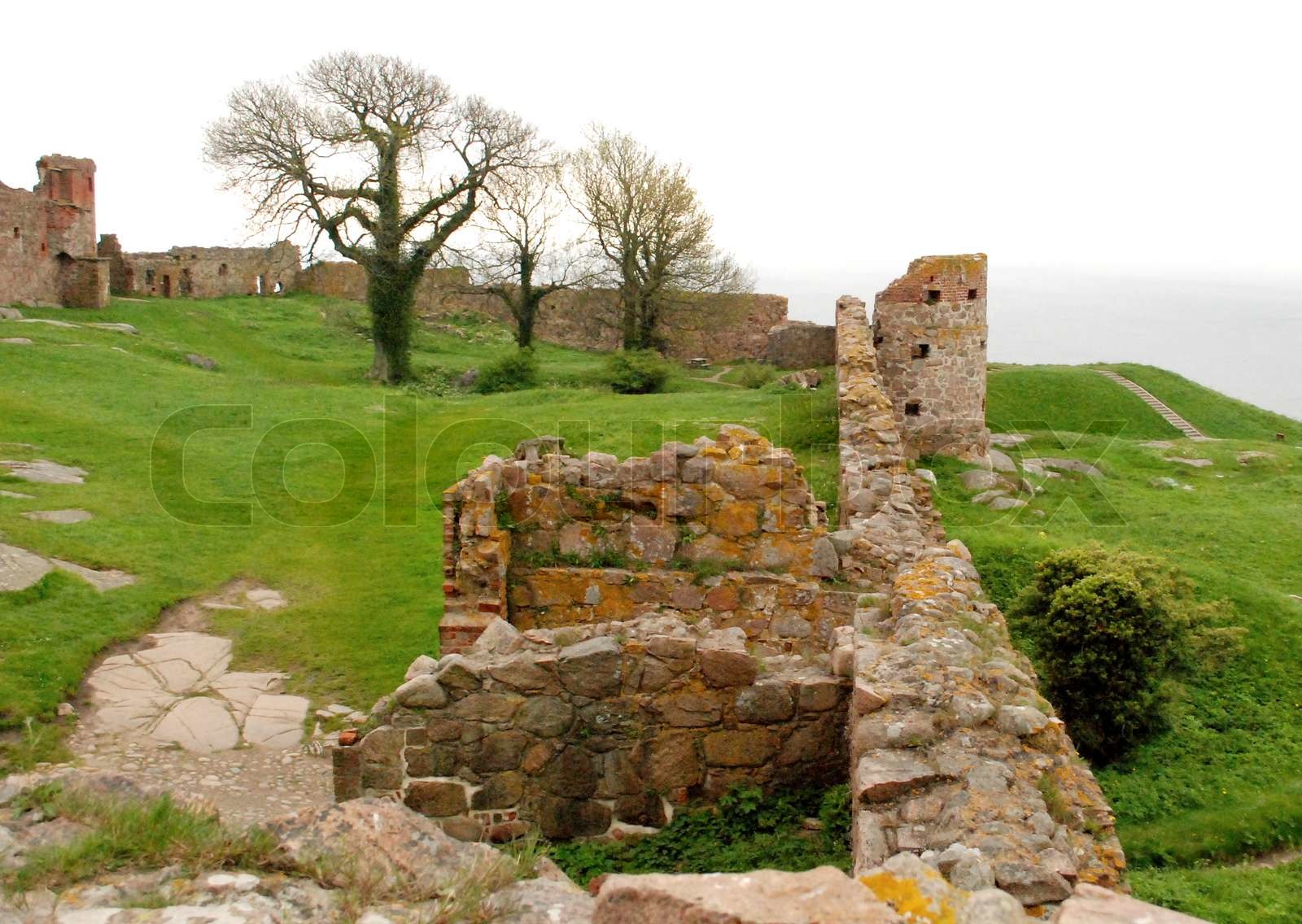 Hammershus Castle Ruins | Stock image | Colourbox