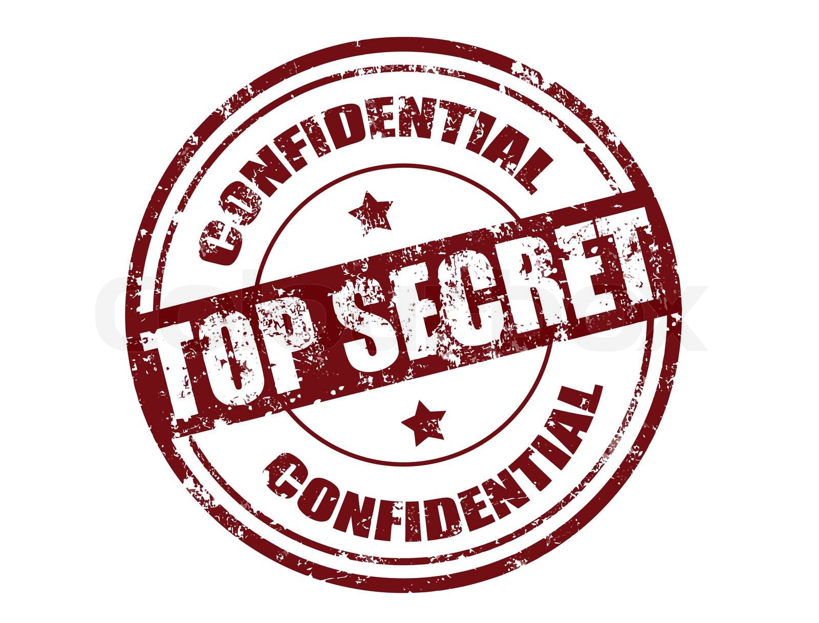top secret stempel | Stock vektor | Colourbox