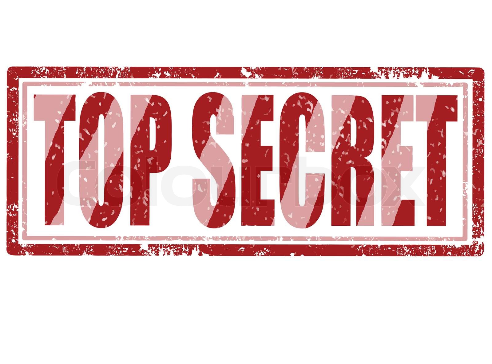 top secret stamp | Stock vector | Colourbox